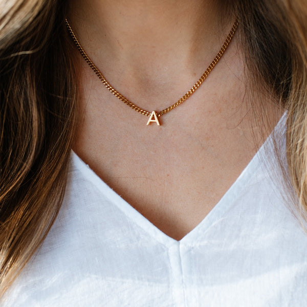 NOTABLE CABLE LINK NECKLACE 15-18" - GOLD OR SILVER - SO PRETTY CARA COTTER